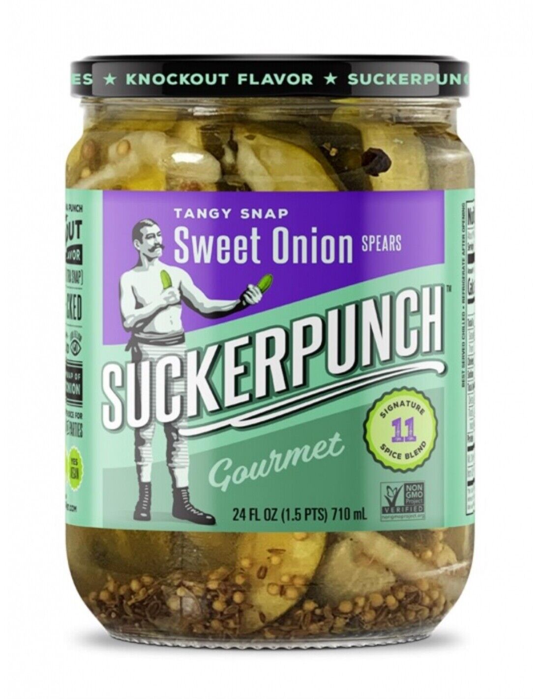 Suckerpunch Pickle Sweet Onion 710ml