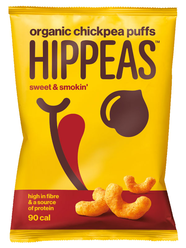 Hippeas Chickpea Puff Snacks Sweet & Smokin 78g