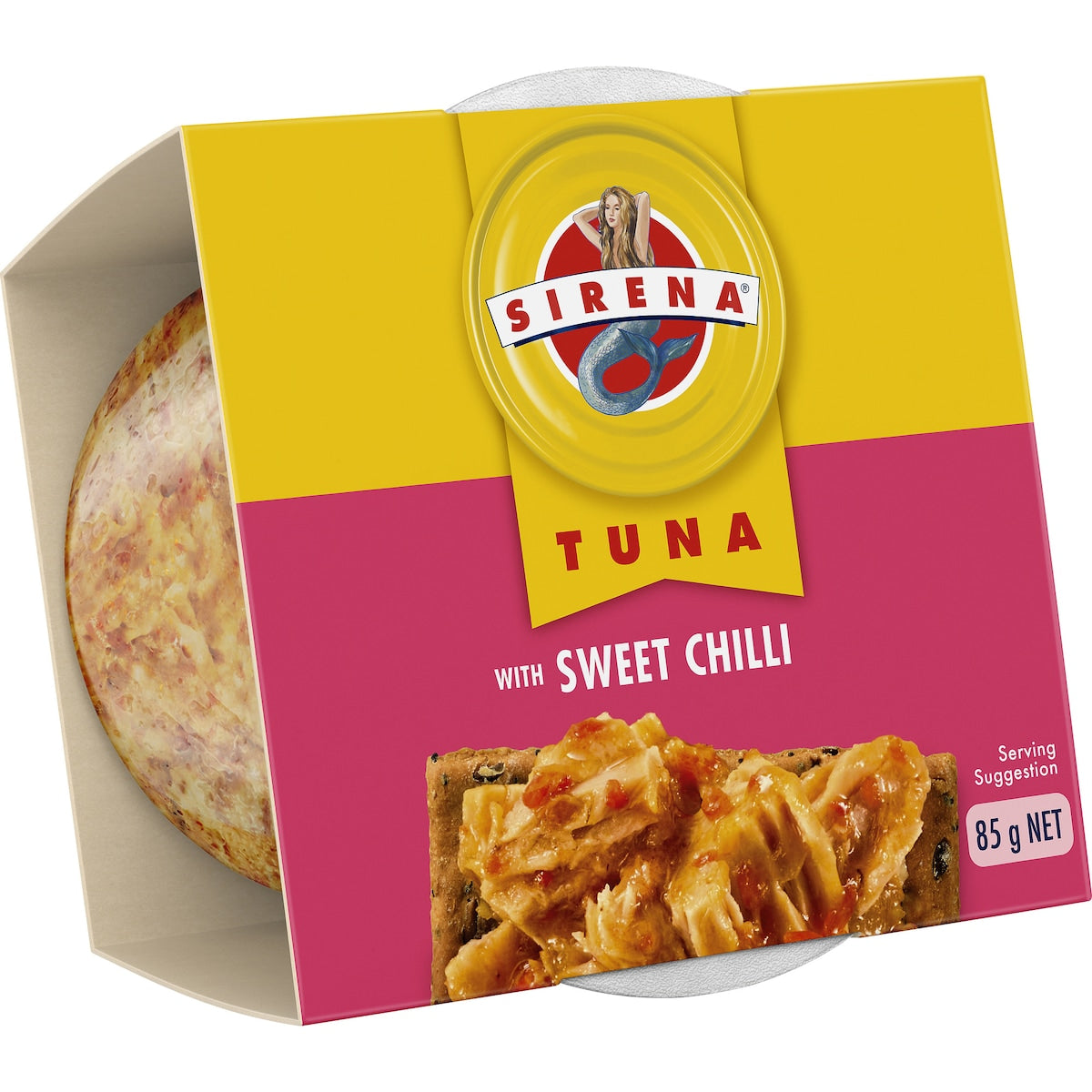 Sirena Tuna Snack Tub Sweet Chilli Snacking 85g