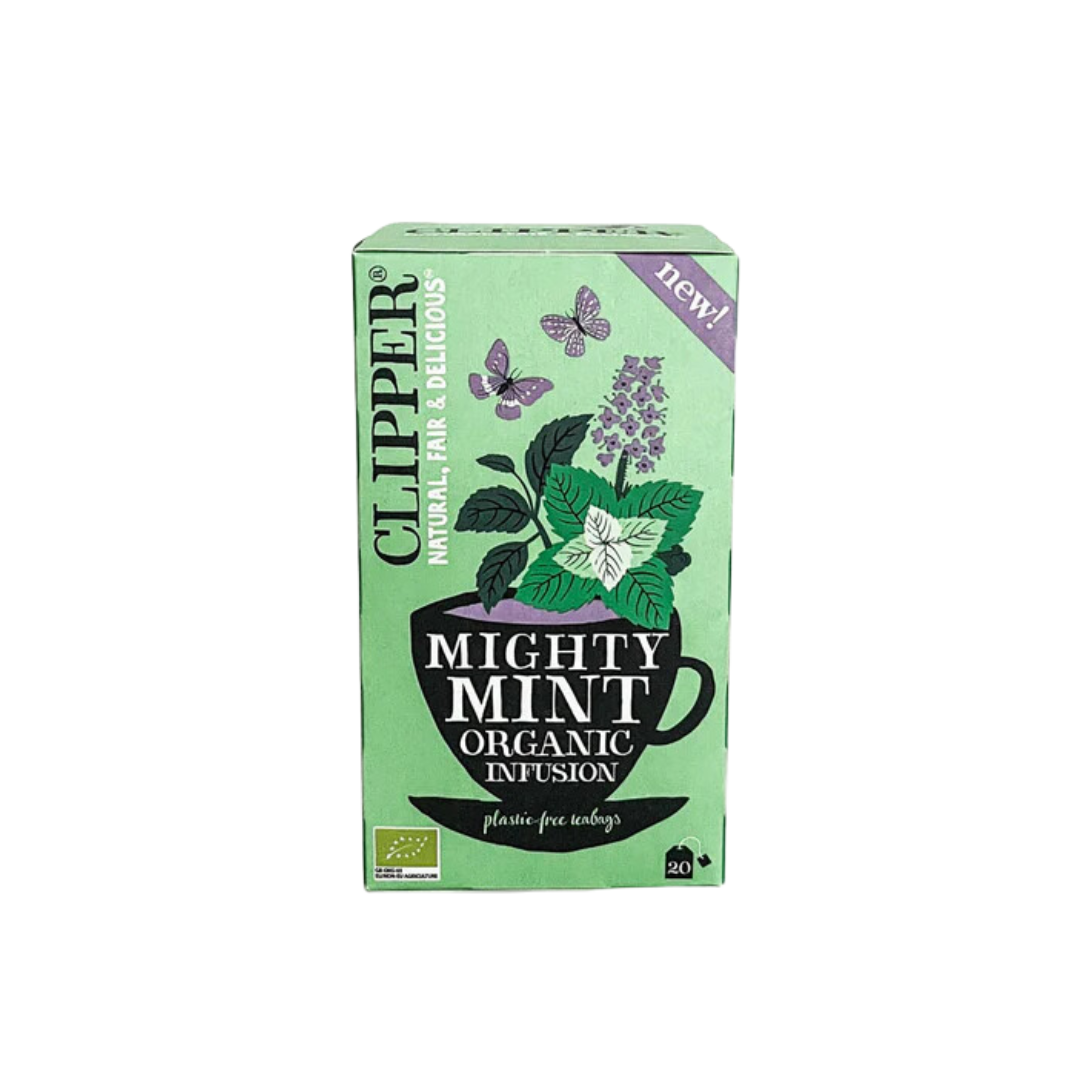 Clipper Mighty Mint Infusion 20 Tbags | Mint Herbal Tea