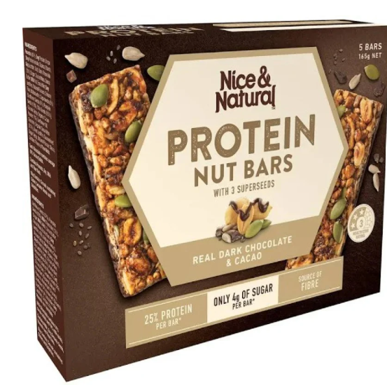 Nice & Natural Dark Choc & Cacao 165g