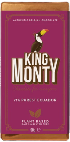 [CLEARANCE!] King Monty Bar 71% Ecuador 90g