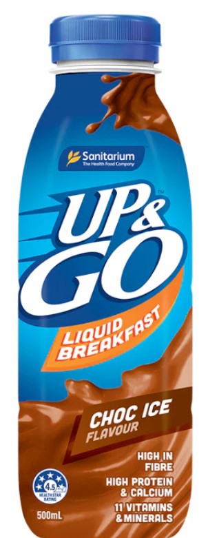 Up & Go Chocolate Milk Bottles 500ml | Ready-to-Drink Breakfast
