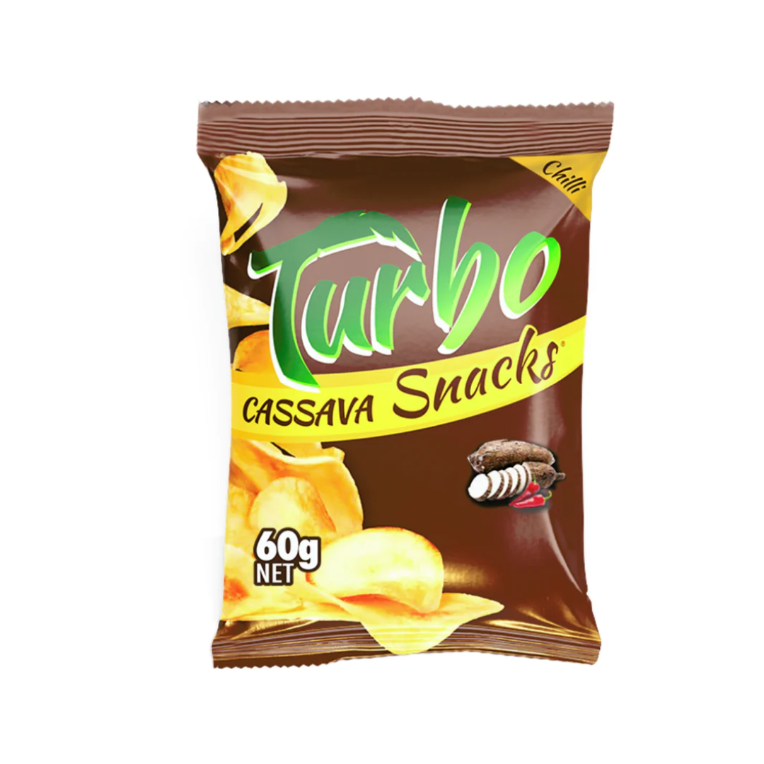 Turbo Casava Snk Chilli 60g